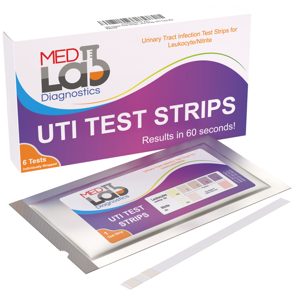 UTI Urine Test Strips(Pack of 6 )Individually Wrapped Urinary Tract In ...