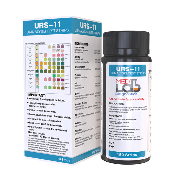 11 Parameter Urinalysis Test Strips - Buy test strips online now! – Med ...
